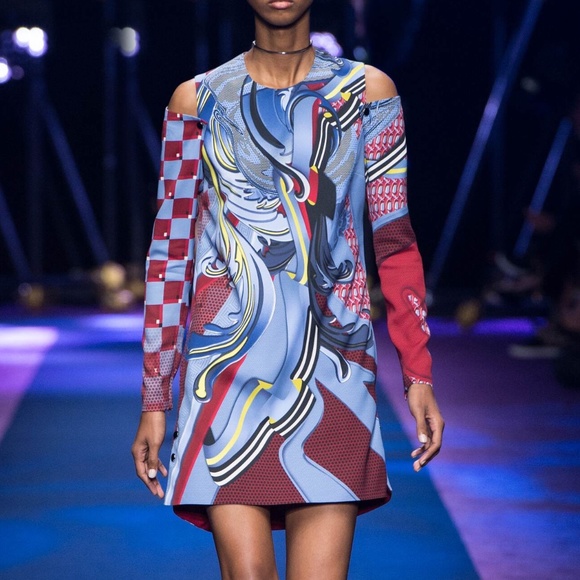 Versace | Dresses | Rare Versace 27 Spring Collection Dress | Poshmark